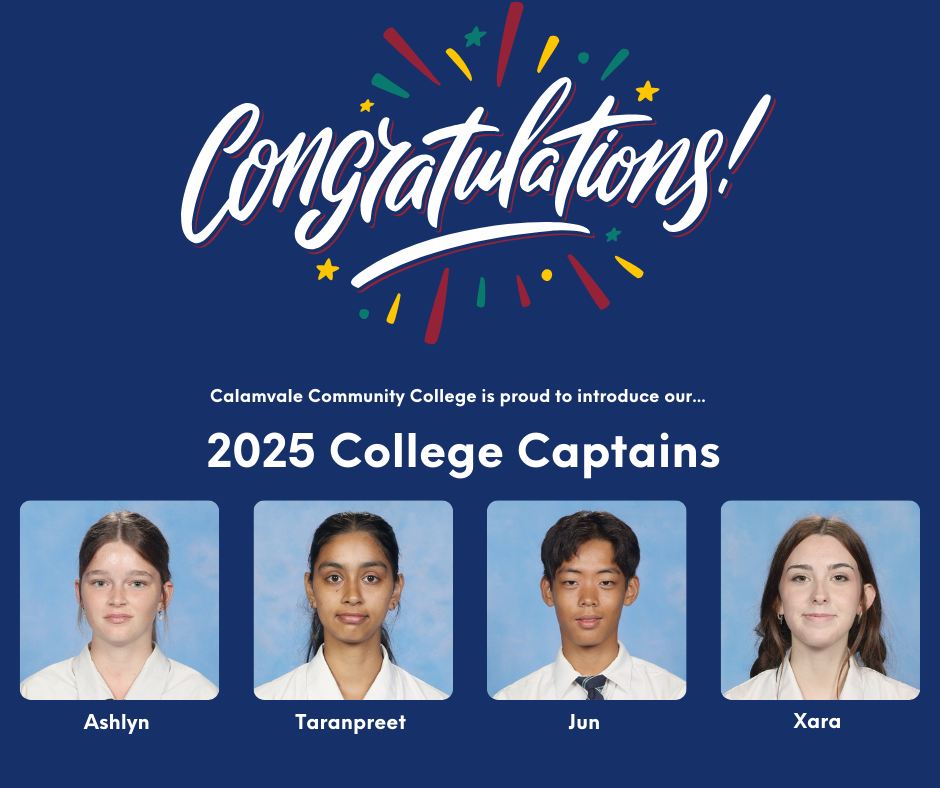 2025 College Captains